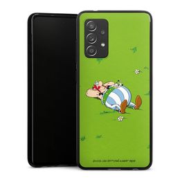 DeinDesign Galaxy A52s 5G Handy Silikon H&uuml;lle Case schwarz Handyh&uuml;lle Official Licensed Product Asterix Obelix
