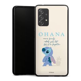 DeinDesign Galaxy A52s 5G Handy Silikon H&uuml;lle Case schwarz Handyh&uuml;lle Lilo & Stitch Disney Official Licensed Product