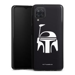 DeinDesign Galaxy A12 Handy Silikon H&uuml;lle Case schwarz Handyh&uuml;lle The Mandalorian Star Wars Boba Fett