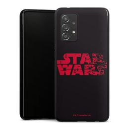 DeinDesign Galaxy A52s 5G Handy Silikon H&uuml;lle Case schwarz Handyh&uuml;lle Star Wars Merchandise Logo