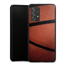 DeinDesign Galaxy A52s 5G Handy Silikon H&uuml;lle Case schwarz Handyh&uuml;lle Ball Sports Basketball