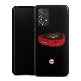 DeinDesign Galaxy A52s 5G Handy Silikon H&uuml;lle Case schwarz Handyh&uuml;lle Fcb Fc Bayern M&uuml;nchen Official Licensed Product Stadium