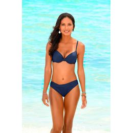 s.Oliver B&uuml;gel-Bikini-Top, Blau, Gr. 42C, Damen, B&uuml;gel-Bikinis, Material: Polyamid, Elasthan
