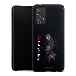 DeinDesign Galaxy A52s 5G Handy Silikon H&uuml;lle Case schwarz Handyh&uuml;lle Official Licensed Product Naruto Shippuden Itachi Uchiha