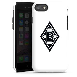 DeinDesign iPhone SE (2022) Handy Panzer Handyh&uuml;lle robuste Outdoor H&uuml;lle Schutzh&uuml;lle matt Gladbach Borussia M&ouml;nchengladbach Logo Tough Case