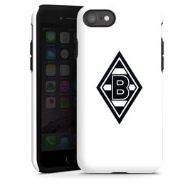 DeinDesign iPhone SE (2022) Handy Panzer Handyh&uuml;lle robuste Outdoor H&uuml;lle Schutzh&uuml;lle gl&auml;nzend Gladbach Borussia M&ouml;nchengladbach Logo Tough Case