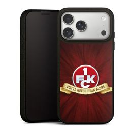 DeinDesign iPhone 17 Pro Max Handy PLA Handyh&uuml;lle Handyh&uuml;lle aus nachwachsenden Rohstoffen Organic Case Logo Official Licensed Product 1. Fc Kaiserslautern 