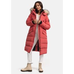Marikoo Damen Parka "Schneesternchen"rouge, Gr. XS, Obermaterial: 100% Polyester. Innenseite: 100% Polyester. Fellimitat: 100% Polyester, Jacken,