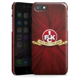 DeinDesign iPhone SE (2020) Handy Premium Case Smartphone Handyh&uuml;lle Schutzh&uuml;lle gl&auml;nzend Logo Official Licensed Product 1. Fc Kaiserslautern Premium Case