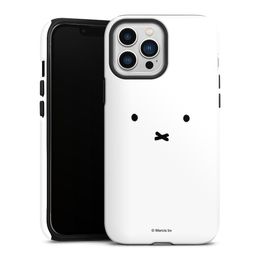 DeinDesign iPhone 13 Pro Max Handy Panzer Handyh&uuml;lle robuste Outdoor H&uuml;lle Schutzh&uuml;lle matt Rabbit Miffy Dick Bruna Tough Case