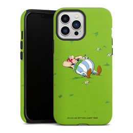 DeinDesign iPhone 13 Pro Max Handy Panzer Handyh&uuml;lle robuste Outdoor H&uuml;lle Schutzh&uuml;lle matt Asterix Official Licensed Product Obelix Tough Case