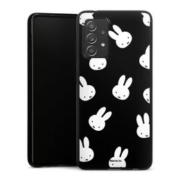 DeinDesign Galaxy A52s 5G Handy Silikon H&uuml;lle Case schwarz Handyh&uuml;lle Muster Miffy Transparent