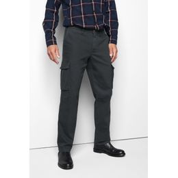 MEYER Herren Cargohose "M5 Cargo 2-6516"charcoal, Gr. 32, unifarben, 98% Baumwolle, 2% Elasthan, Hosen, M5 Serie
