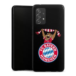 DeinDesign Galaxy A52s 5G Handy Silikon H&uuml;lle Case schwarz Handyh&uuml;lle Fc Bayern M&uuml;nchen Bernie Official Licensed Product