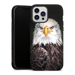 DeinDesign iPhone 13 Pro Max Handy Panzer Handyh&uuml;lle robuste Outdoor H&uuml;lle Schutzh&uuml;lle matt Animals Eagle Bird Tough Case