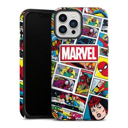 DeinDesign iPhone 13 Pro Max Handy Panzer Handyh&uuml;lle robuste Outdoor H&uuml;lle Schutzh&uuml;lle matt Muster Comic Marvel Tough Case