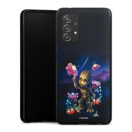 DeinDesign Galaxy A52s 5G Handy Silikon H&uuml;lle Case schwarz Handyh&uuml;lle Guardians Of The Galaxy Marvel Baby Groot