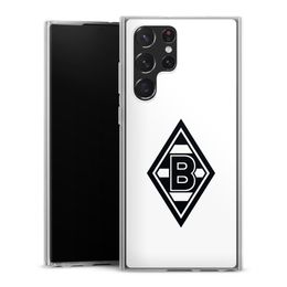 DeinDesign Galaxy S22 Ultra Handy Silikon H&uuml;lle Case transparent Handyh&uuml;lle Logo Borussia M&ouml;nchengladbach Gladbach Silikon Case
