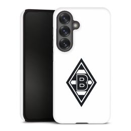 DeinDesign Galaxy S25 Handy Panzer Handyh&uuml;lle robuste Outdoor H&uuml;lle Schutzh&uuml;lle gl&auml;nzend Logo Borussia M&ouml;nchengladbach Gladbach Tough Case