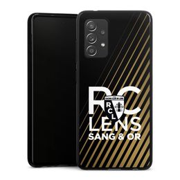 DeinDesign Galaxy A52s 5G Handy Silikon H&uuml;lle Case schwarz Handyh&uuml;lle Racing Club De Lens Rcl Rc Lens