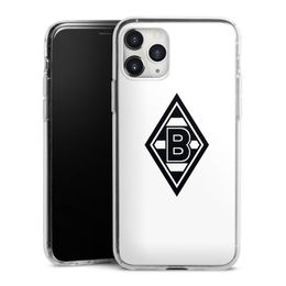 DeinDesign iPhone 11 Pro Max Handy Silikon H&uuml;lle Case transparent Handyh&uuml;lle Logo Borussia M&ouml;nchengladbach Gladbach Silikon Case
