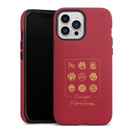 DeinDesign iPhone 13 Pro Max Handy Panzer Handyh&uuml;lle robuste Outdoor H&uuml;lle Schutzh&uuml;lle matt Merchandise Fc Bayern M&uuml;nchen Fcb 125 Jahre Tough Case