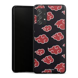 DeinDesign Galaxy A52s 5G Handy Silikon H&uuml;lle Case schwarz Handyh&uuml;lle Naruto Shippuden Akatsuki Official Licensed Product