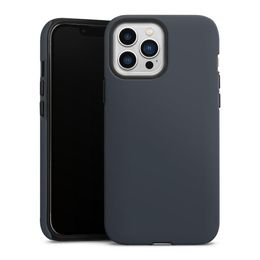 DeinDesign iPhone 13 Pro Max Handy Panzer Handyh&uuml;lle robuste Outdoor H&uuml;lle Schutzh&uuml;lle matt Anthracite Grey Unicoloured Tough Case