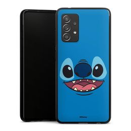DeinDesign Galaxy A52s 5G Handy Silikon H&uuml;lle Case schwarz Handyh&uuml;lle Official Licensed Product Disney Lilo & Stitch