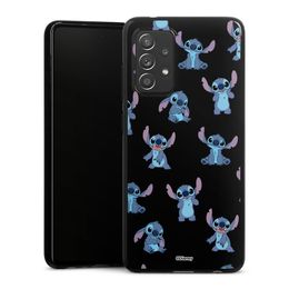 DeinDesign Galaxy A52s 5G Handy Silikon H&uuml;lle Case schwarz Handyh&uuml;lle Lilo & Stitch Disney Official Licensed Product