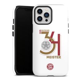 DeinDesign iPhone 13 Pro Max Handy Panzer Handyh&uuml;lle robuste Outdoor H&uuml;lle Schutzh&uuml;lle matt Official Licensed Product Master Fc Bayern M&uuml;nchen Tough Case