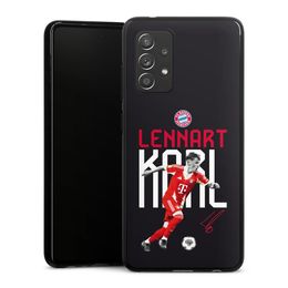 DeinDesign Galaxy A52s 5G Handy Silikon H&uuml;lle Case schwarz Handyh&uuml;lle Official Licensed Product Fcb Lennart Karl
