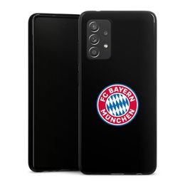 DeinDesign Galaxy A52s 5G Handy Silikon H&uuml;lle Case schwarz Handyh&uuml;lle Logo Official Licensed Product Fc Bayern M&uuml;nchen