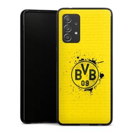 DeinDesign Galaxy A52s 5G Handy Silikon H&uuml;lle Case schwarz Handyh&uuml;lle Bvb Official Licensed Product Borussia Dortmund