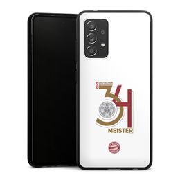 DeinDesign Galaxy A52s 5G Handy Silikon H&uuml;lle Case schwarz Handyh&uuml;lle Master Official Licensed Product Fc Bayern M&uuml;nchen