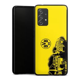 DeinDesign Galaxy A52s 5G Handy Silikon H&uuml;lle Case schwarz Handyh&uuml;lle Stadium Bvb Borussia Dortmund