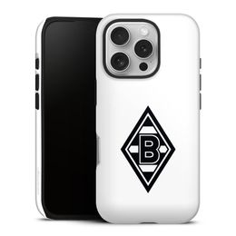 DeinDesign iPhone 16 Pro Handy Panzer Handyh&uuml;lle robuste Outdoor H&uuml;lle Schutzh&uuml;lle gl&auml;nzend Logo Borussia M&ouml;nchengladbach Gladbach Tough Case