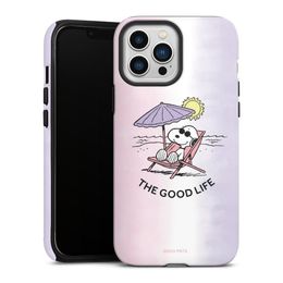 DeinDesign iPhone 13 Pro Max Handy Panzer Handyh&uuml;lle robuste Outdoor H&uuml;lle Schutzh&uuml;lle matt Snoopy Official Licensed Product Peanuts Tough Case