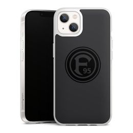 DeinDesign iPhone 13 Handy Silikon H&uuml;lle Case transparent Handyh&uuml;lle F95 Fortuna D&uuml;sseldorf Logo Silikon Case