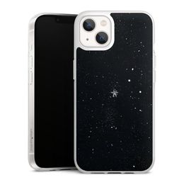 DeinDesign iPhone 13 Handy Silikon H&uuml;lle Case transparent Handyh&uuml;lle Space Weltall Astronaut Silikon Case