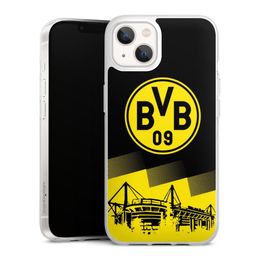 DeinDesign iPhone 13 Handy Silikon H&uuml;lle Case transparent Handyh&uuml;lle Borussia Dortmund Stadium Bvb Silikon Case