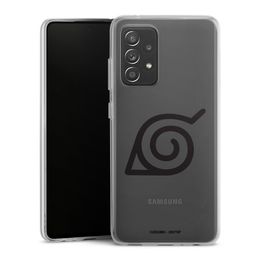 DeinDesign Galaxy A52s 5G Handy Silikon H&uuml;lle Case transparent Handyh&uuml;lle Konoha Naruto Shippuden Shinobi Silikon Case