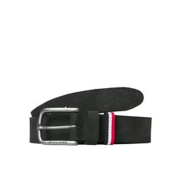 Jack & Jones JACK & JONES Herren Lederg&uuml;rtel "JACESPO SUEDE BELT NOOS"schwarz, Gr. 85, unifarben, Leder, G&uuml;rtel