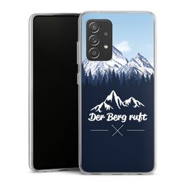 DeinDesign Galaxy A52s 5G Handy Silikon H&uuml;lle Case transparent Handyh&uuml;lle Wanderlust Sky Mountain Silikon Case