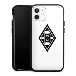 DeinDesign iPhone 12 mini Handy Silikon H&uuml;lle Case schwarz Handyh&uuml;lle Logo Borussia M&ouml;nchengladbach Gladbach