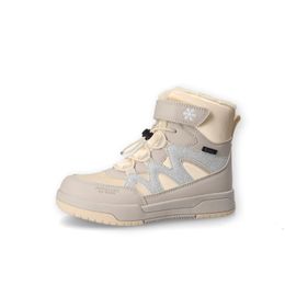 M&auml;dchen Winterboots, Dockers by Gerli, Gr. 38, beige, Nubuklederimitat, Textil, Glitzer, Schuhe, Winterstiefelette, Snowboots mit TEX-Ausstattung