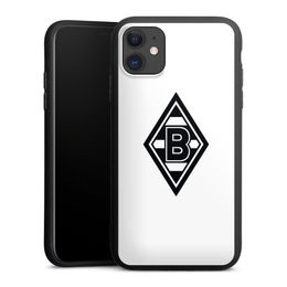 DeinDesign iPhone 11 Handy Premium Silikon H&uuml;lle Handyh&uuml;lle schwarz Case Logo Borussia M&ouml;nchengladbach Gladbach Silikon Premium Case