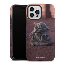 DeinDesign iPhone 13 Pro Max Handy Panzer Handyh&uuml;lle robuste Outdoor H&uuml;lle Schutzh&uuml;lle matt The Child Star Wars Baby Yoda Tough Case