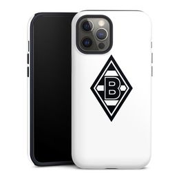 DeinDesign iPhone 12 Pro Handy Panzer Handyh&uuml;lle robuste Outdoor H&uuml;lle Schutzh&uuml;lle matt Logo Borussia M&ouml;nchengladbach Gladbach Tough Case