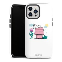 DeinDesign iPhone 13 Pro Max Handy Panzer Handyh&uuml;lle robuste Outdoor H&uuml;lle Schutzh&uuml;lle matt Snoopy Dog Official Licensed Product Tough Case